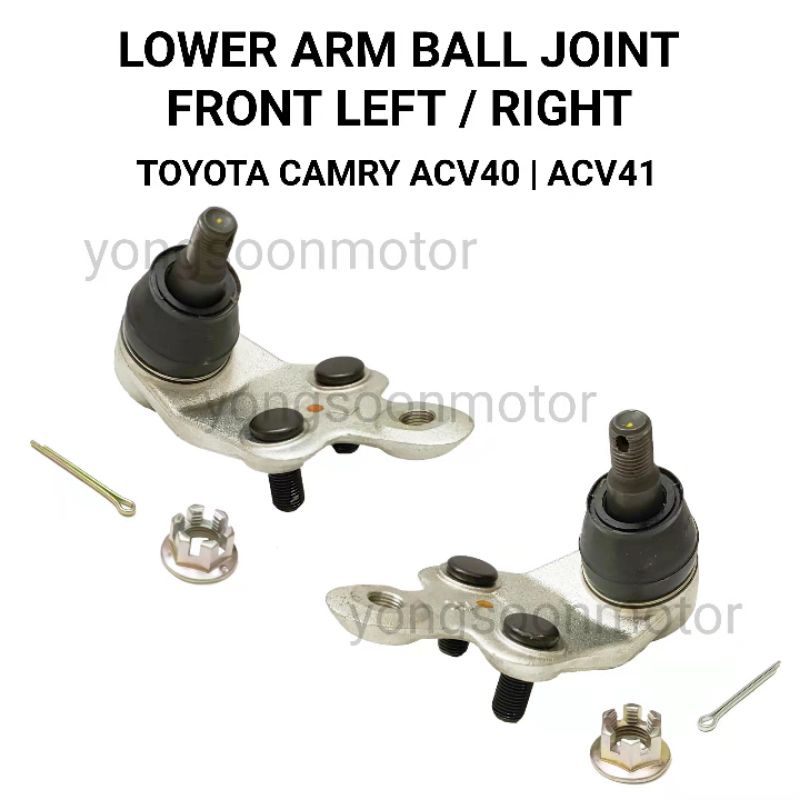LOWER ARM BALL JOINT FRONT LEFT / RIGHT TOYOTA CAMRY ACV40, ACV41 | Shopee Malaysia