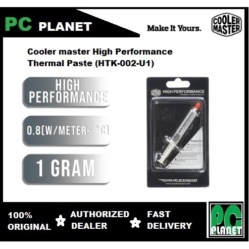 Cooler master High Performance Thermal Paste (HTK-002-U1) | Shopee Malaysia