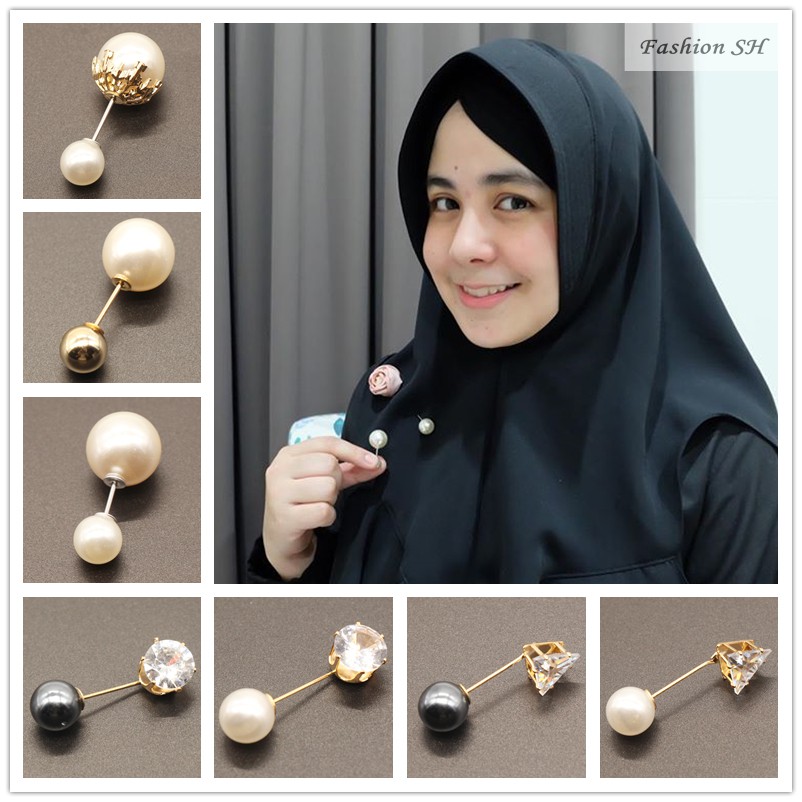 Fashion Multiple Styles Pin Hijab Pin Shawl Pin Tudung Brooch Hijab ...