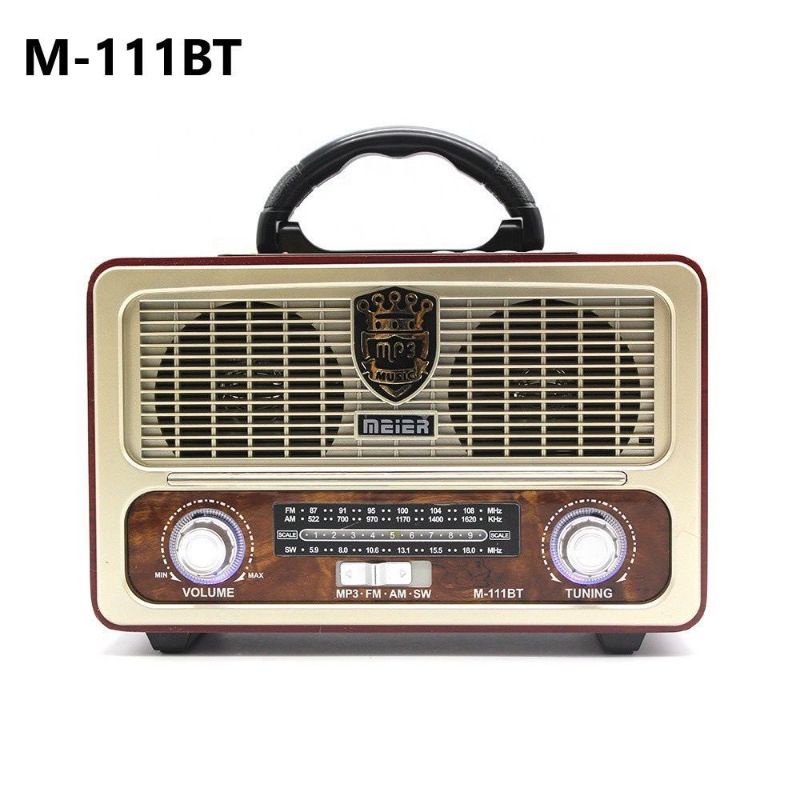 Meier USB / SD / MP3 Bluetooth Charger Nostalgic Radio M-111BT (RANDOM MODEL) | Shopee Malaysia