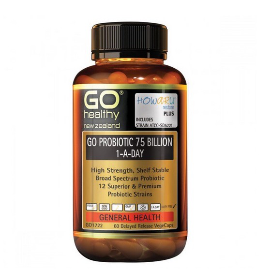 GO Healthy NZ High Strength Probiotic 75 Billion VegeCap (Local Ready ...