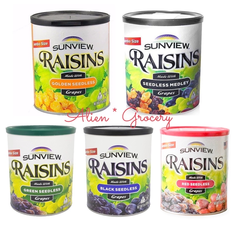 Sunview Sun View Raisin Jumbo Size Seedless Raisin Golden Red Green ...