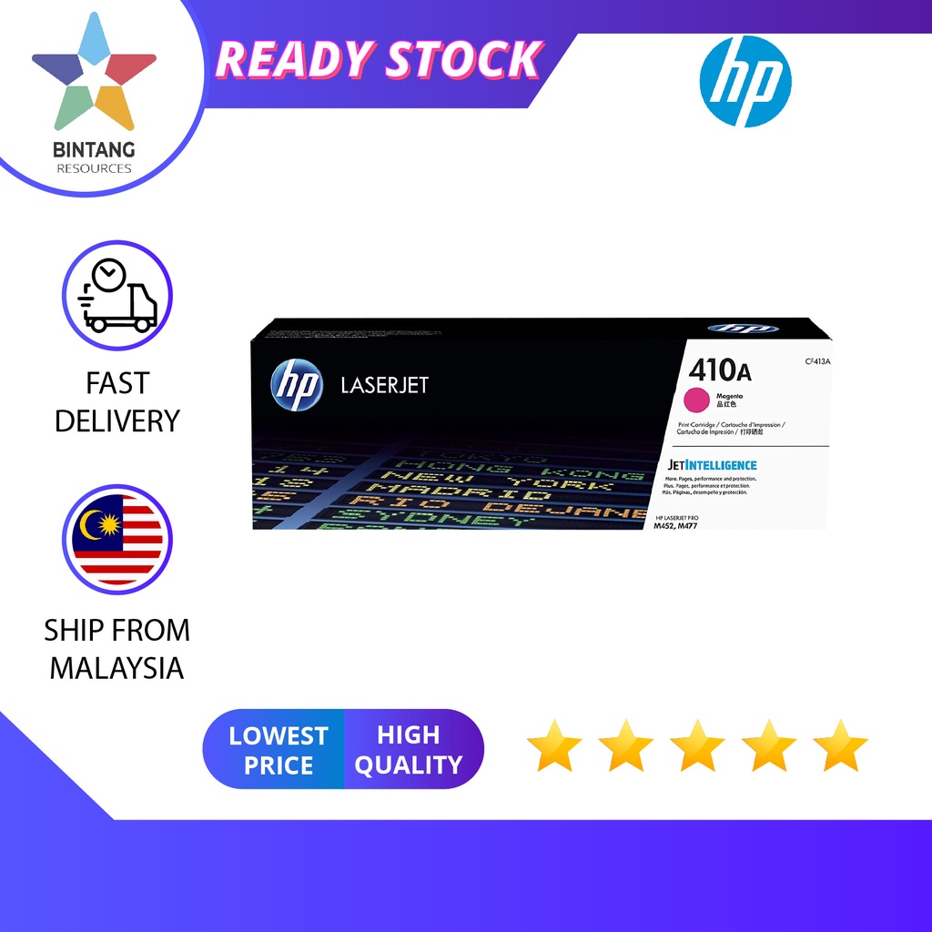 [ORIGINAL] HP 410A Black LaserJet Toner Cartridge (CF410A / CF411A ...