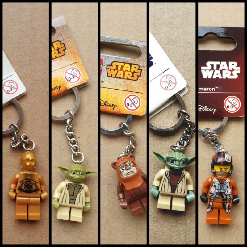 ORIGINAL LEGO KEY CHAIN STAR WARS SERIES | Shopee Malaysia