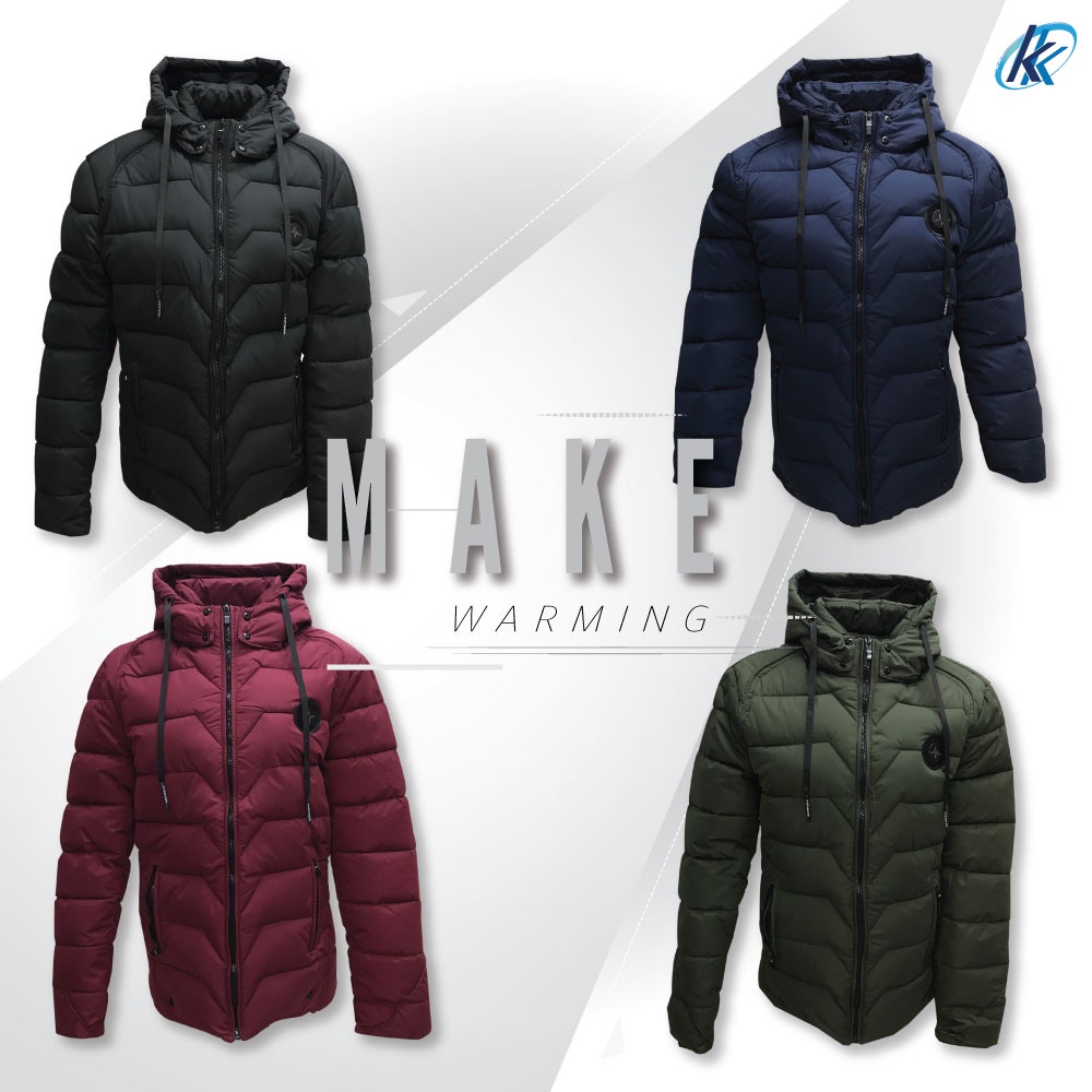 Make Winter Warming Jacket Men/Women Light Casual Winter Jacket #1814 ...