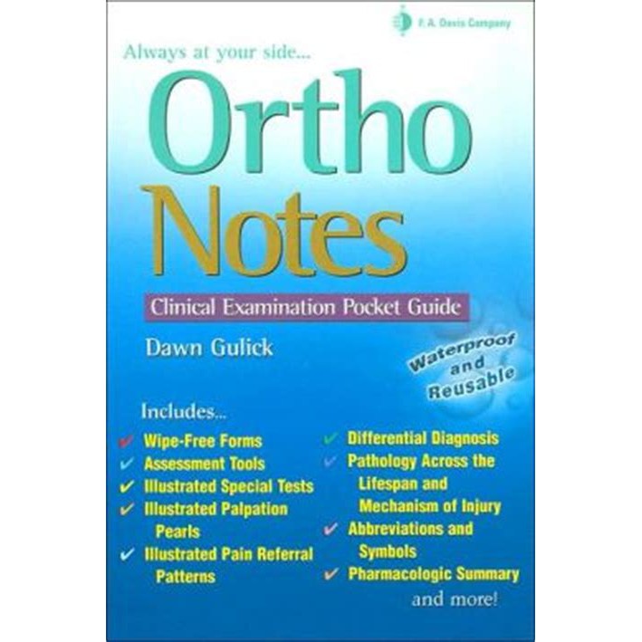 Ortho Notes: Clinical Examination Pocket Guide | Shopee Malaysia