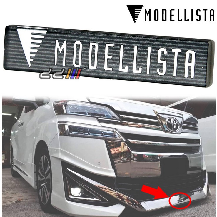 LOGO Page Direct Sticking To The Tongue Car Bumper Makeup Toyota ...