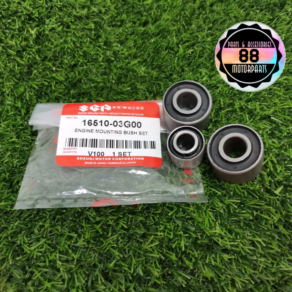 SUZUKI V100 v1 AG100 ENGINE BUSH ENGINE MOUNTING BUSH (3 PCS = 1 SET ...