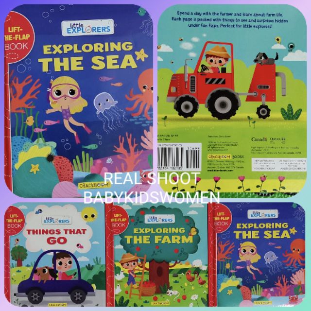 Lift-the-Flap Book: Little Explorers Series | Shopee Malaysia