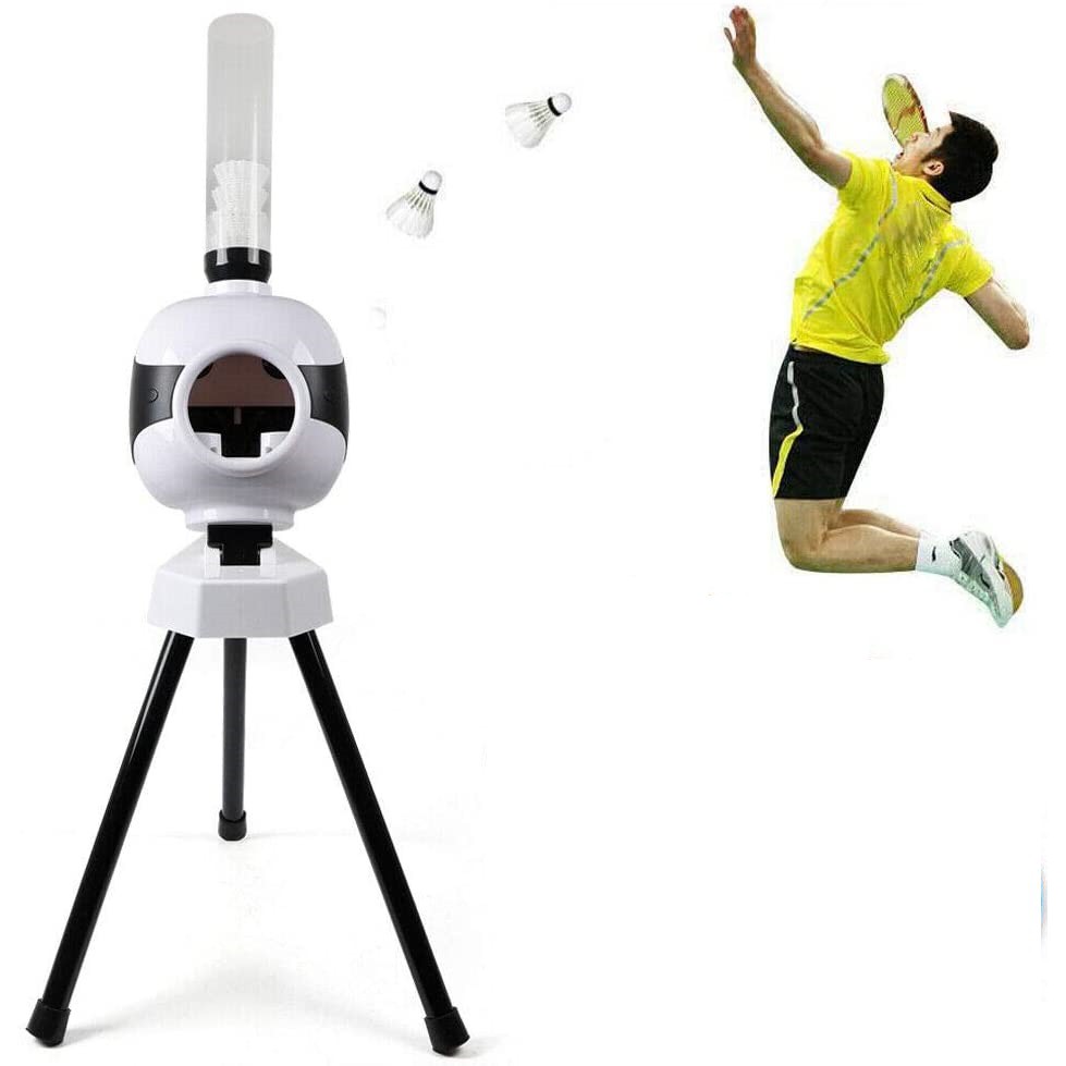 Automatic Badminton Serve Machine Shuttlecock Launcher Robot Shooting ...
