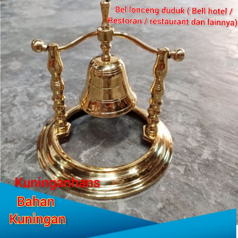 Unique brass bell loud sitting bell / worship bell / luxury restaurant ...