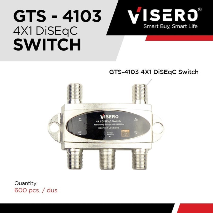 Diseqc Switch 4x1 (GST-4103) | Shopee Malaysia