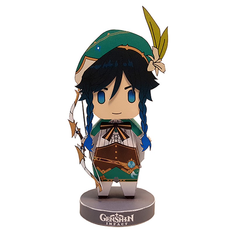 Genshin impact figures papercraft paper figure genshin impact Hutao ...