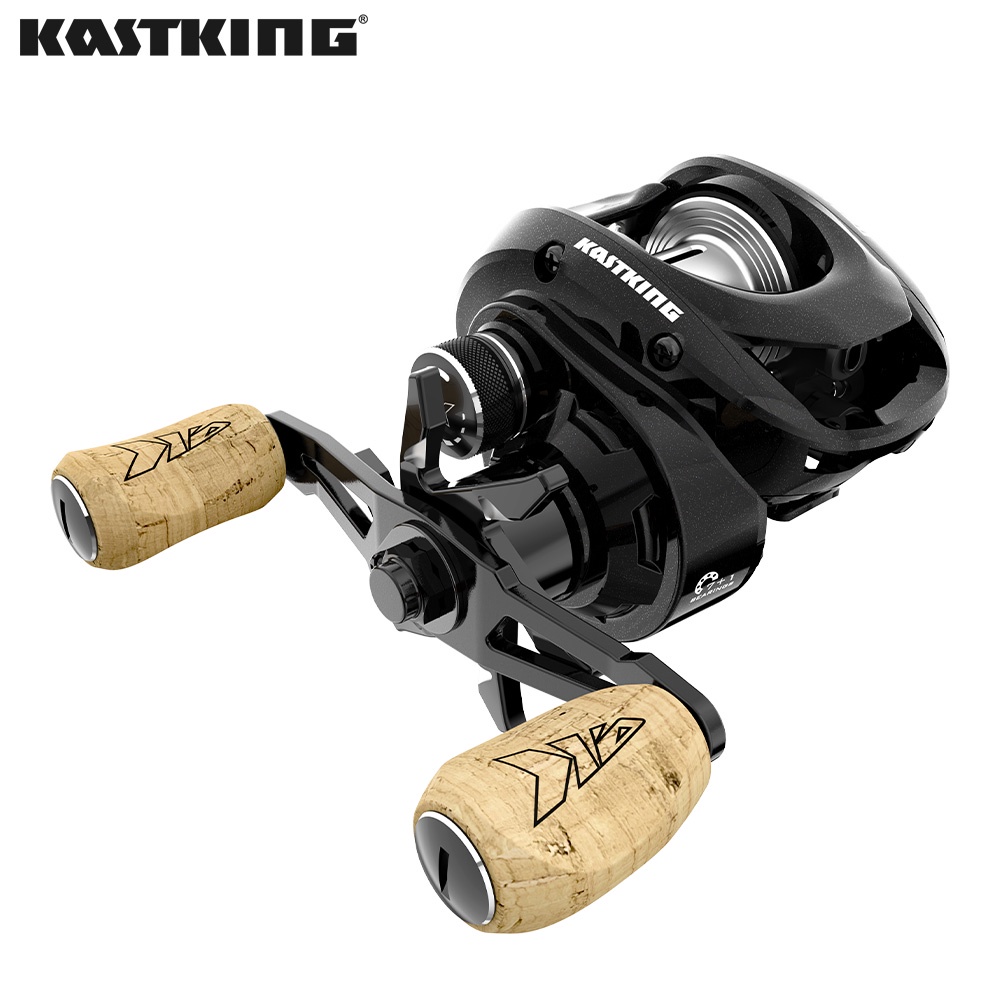 KastKing Megatron Long Cast Baitcasting Fishing Reel 8KG Max Drag 7+1 Ball Bearings 7.2:1 Gear ...