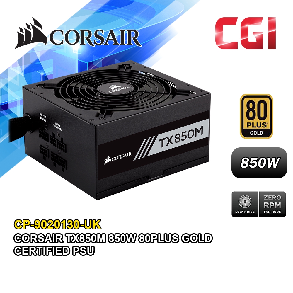 Corsair TX850M 850W 80PLUS Gold Certified PSU (CP-9020130-UK) | Shopee Malaysia