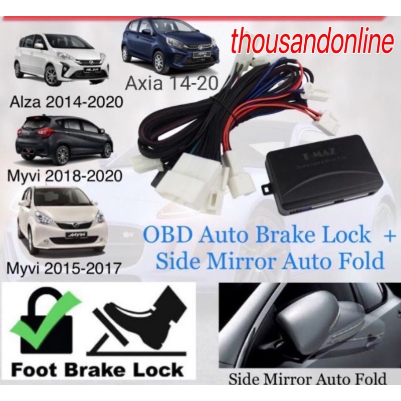 PERODUA MYVI 2015-2020/ALZA 2014-2020/AXIA | OBD AUTO BRAKE LOCK | DOOR ...