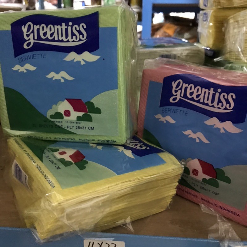 (E-14) Nasa COLOR GREENTIS multi-purpose dining tissue | Shopee Malaysia