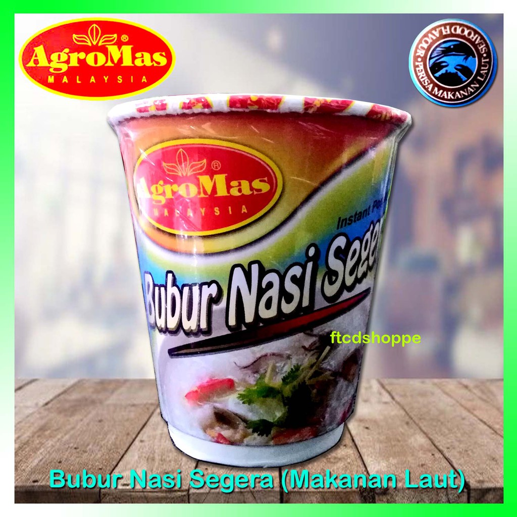 AGROMAS Bubur Nasi Segera ( Perisa Makanan Laut ) / Instant Porridge ...