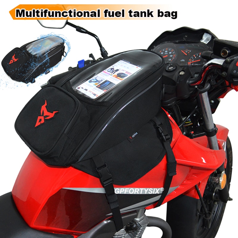 # Waterproof Motorcycle Oil Tank Bag Sling Motorcycle Fuel Tank Trunk ...