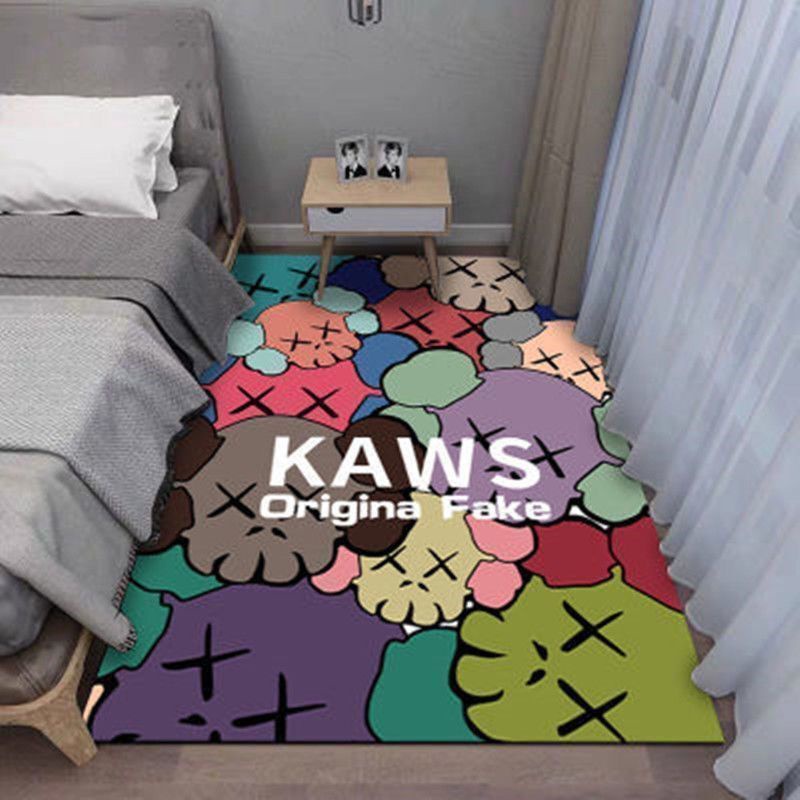 Tide Brand Carpet Bedroom Kaws Living Room Coffee Table Mat Sup Cartoon ...
