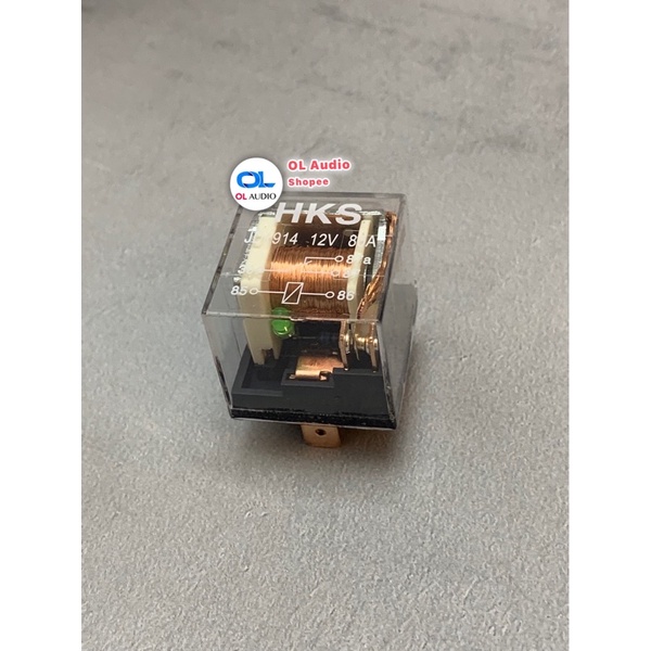 🔥Ready Stock🔥HKS 12V 80Amp 87a Pure Copper Waterproof LED Car 5 PIN ...
