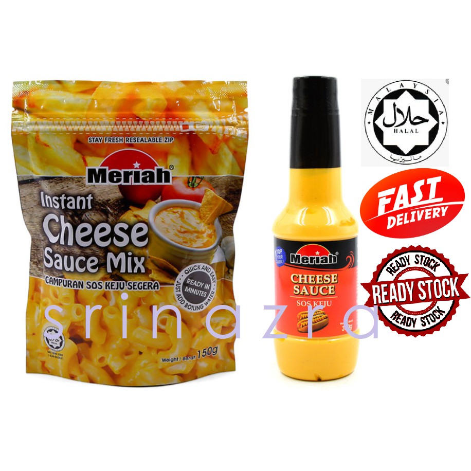 MERIAH Cheese Sauce Instant Botol Sos Keju Segera Refil Packaging ...