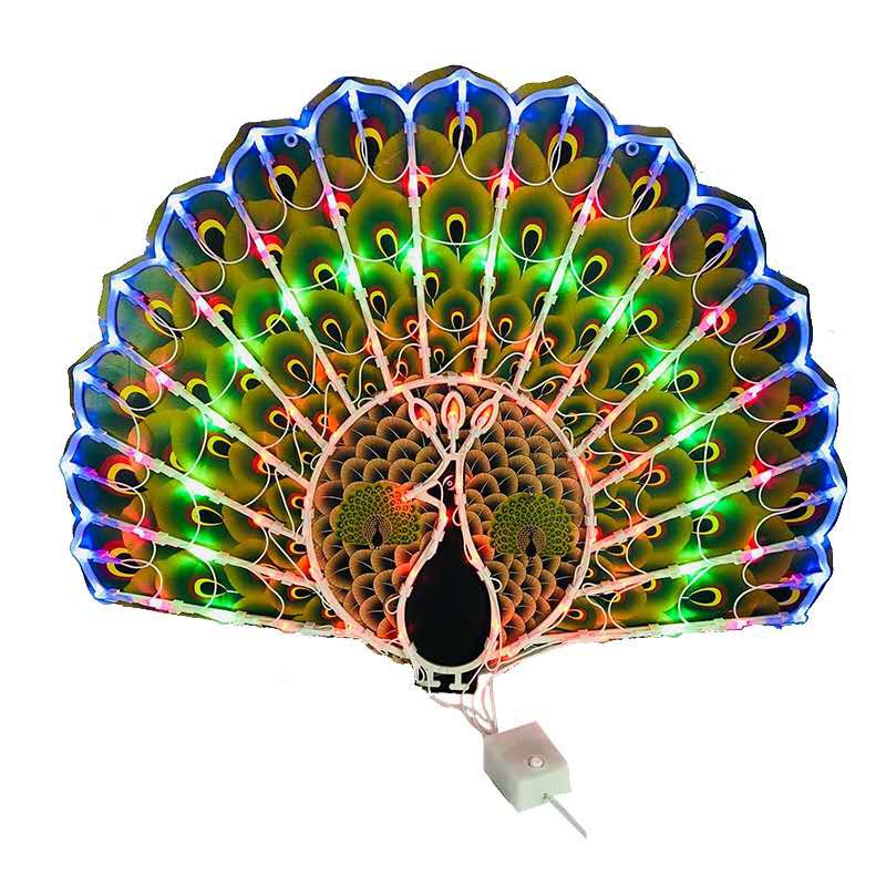 Led Peacock Light / Lampu Burung Merak Led [Deepavali Special] | Shopee ...