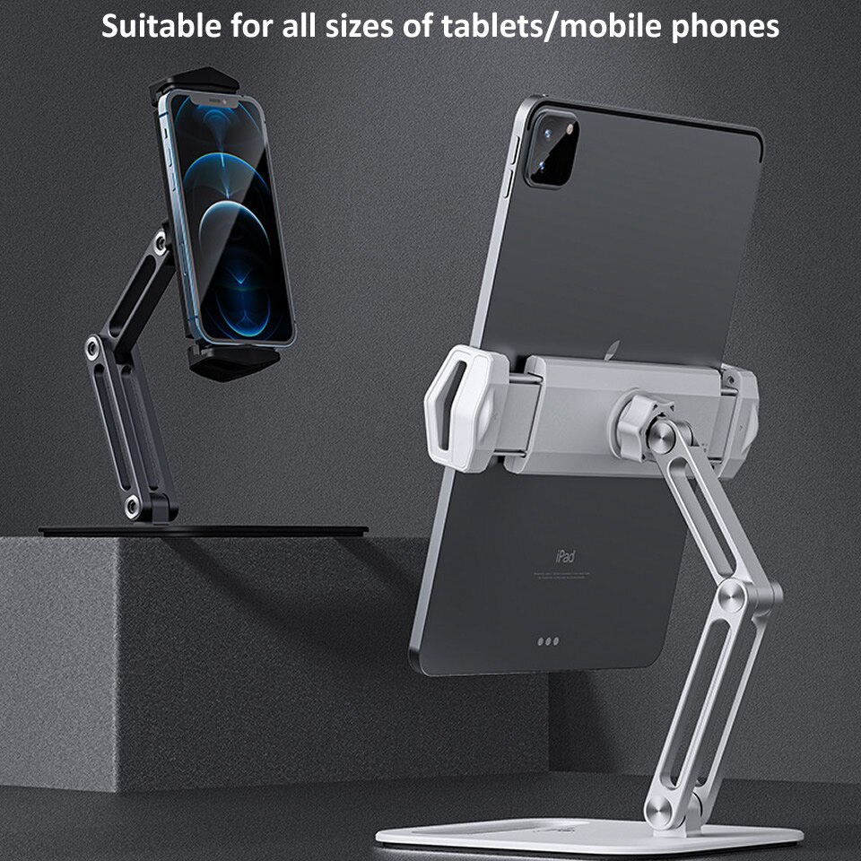 Aluminum Tablet Stand Desktop Phone Tablet Holder Stand Flodable ...