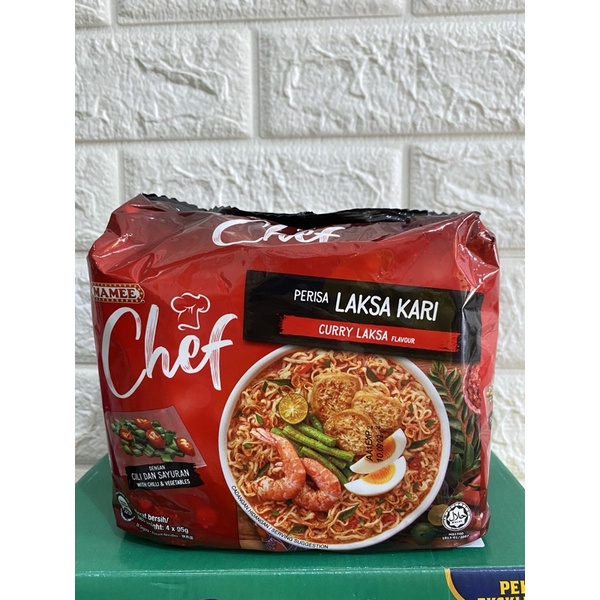 Mamee CHEF CURRY LAKSA Contains 4 Packs Of Imported | Shopee Malaysia