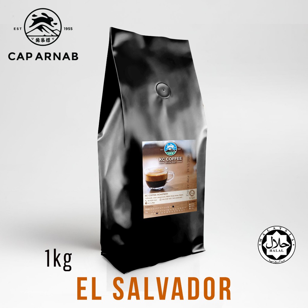 1KG Cap Arnab Freshly Roasted El Salvador - RICH FULL-BODIED Arabica ...