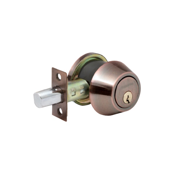 YY DiY 7301 SS/AC JTC Single Cylinder Deadbolt Lock Door Security Thumb ...