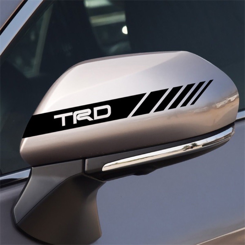 [Ready Stock]K113# TRD Side Rear View Mirror Vinyl Decal Stickers ...