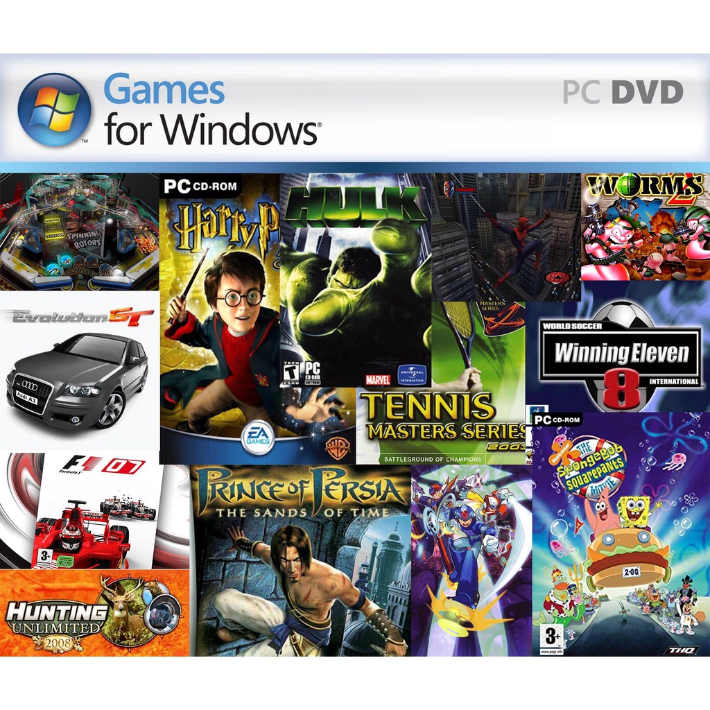 Games Collection (13 games) PC GAME DVD | Shopee Malaysia