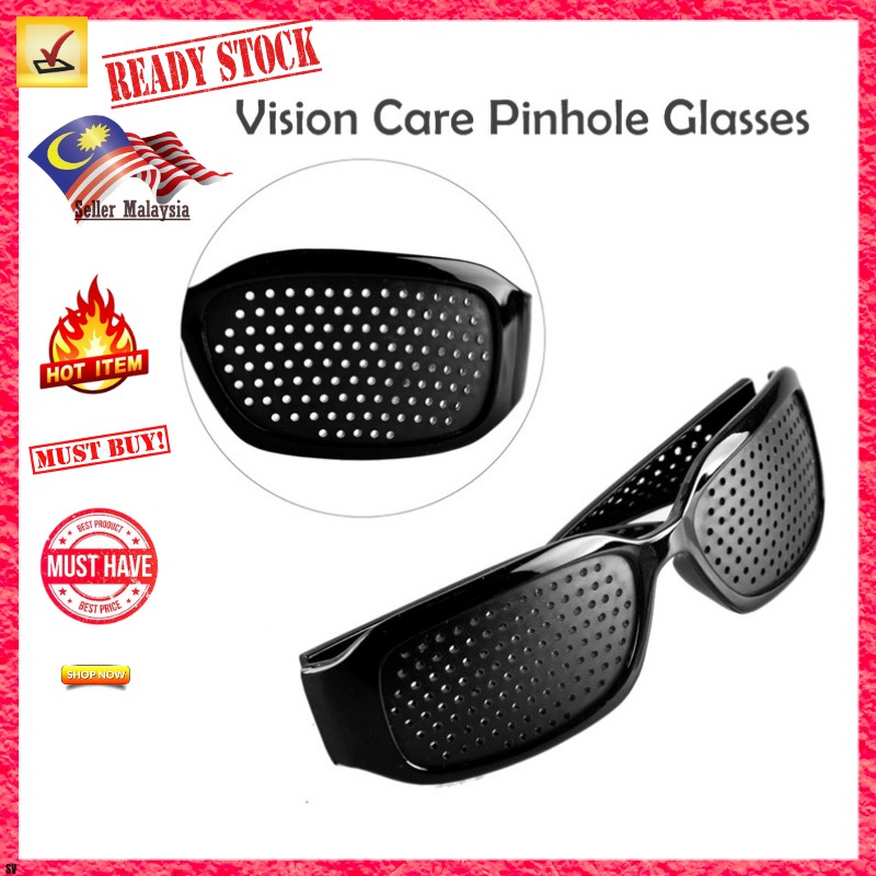 Anti-Fatigue Eyesight Care Improver Stenopeic Pin Pinhole Glasses ...