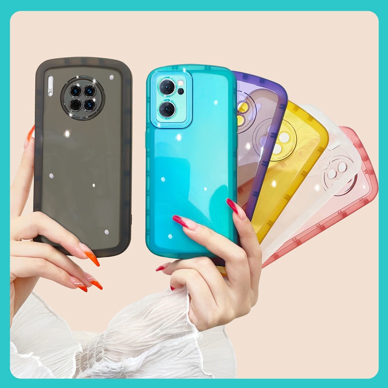 Casing for Samsung A20 A30 A50 A10S A20S A51 A52 A7 Round Camera ...