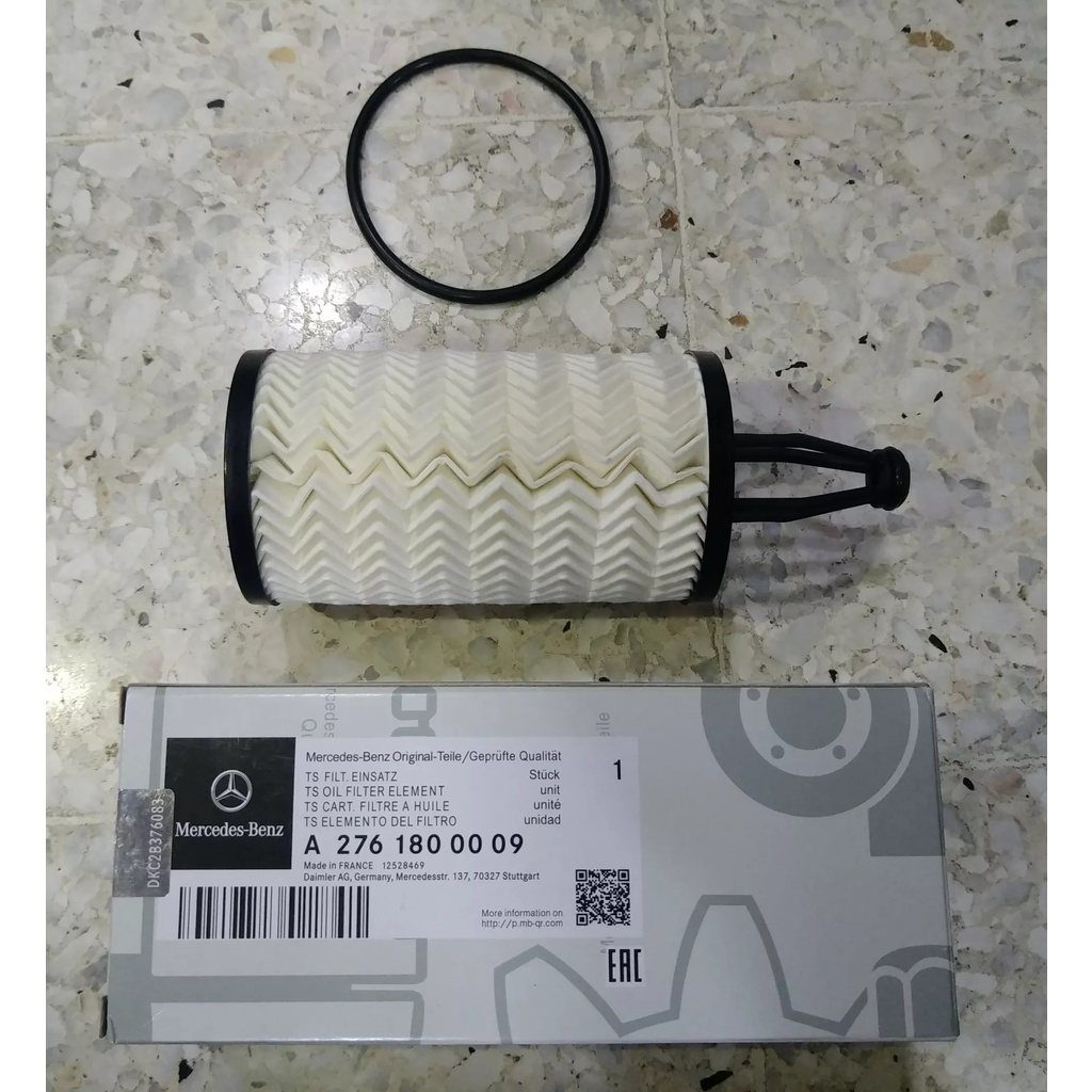 MERCEDES-BENZ OIL FILTER A2761800009 FOR ENGINE M276,M278 / W222 S400 ...