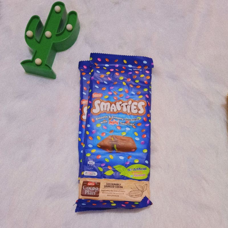 Nestle Smarties Chocolate Block 180g | Shopee Malaysia