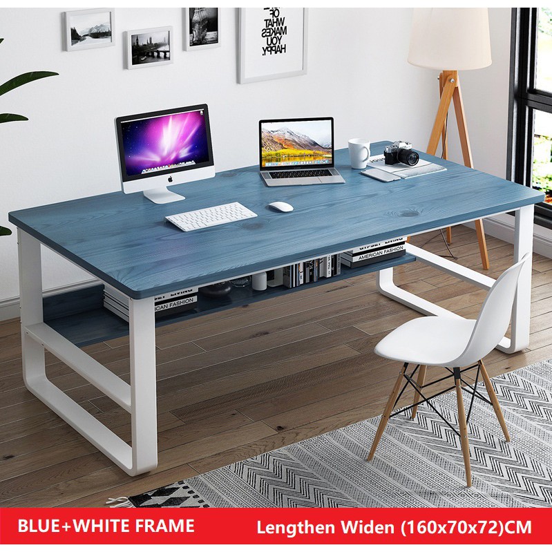 160x70x72cm BLUE BIRU Modern Design Eco-friendly Furniture Computer ...