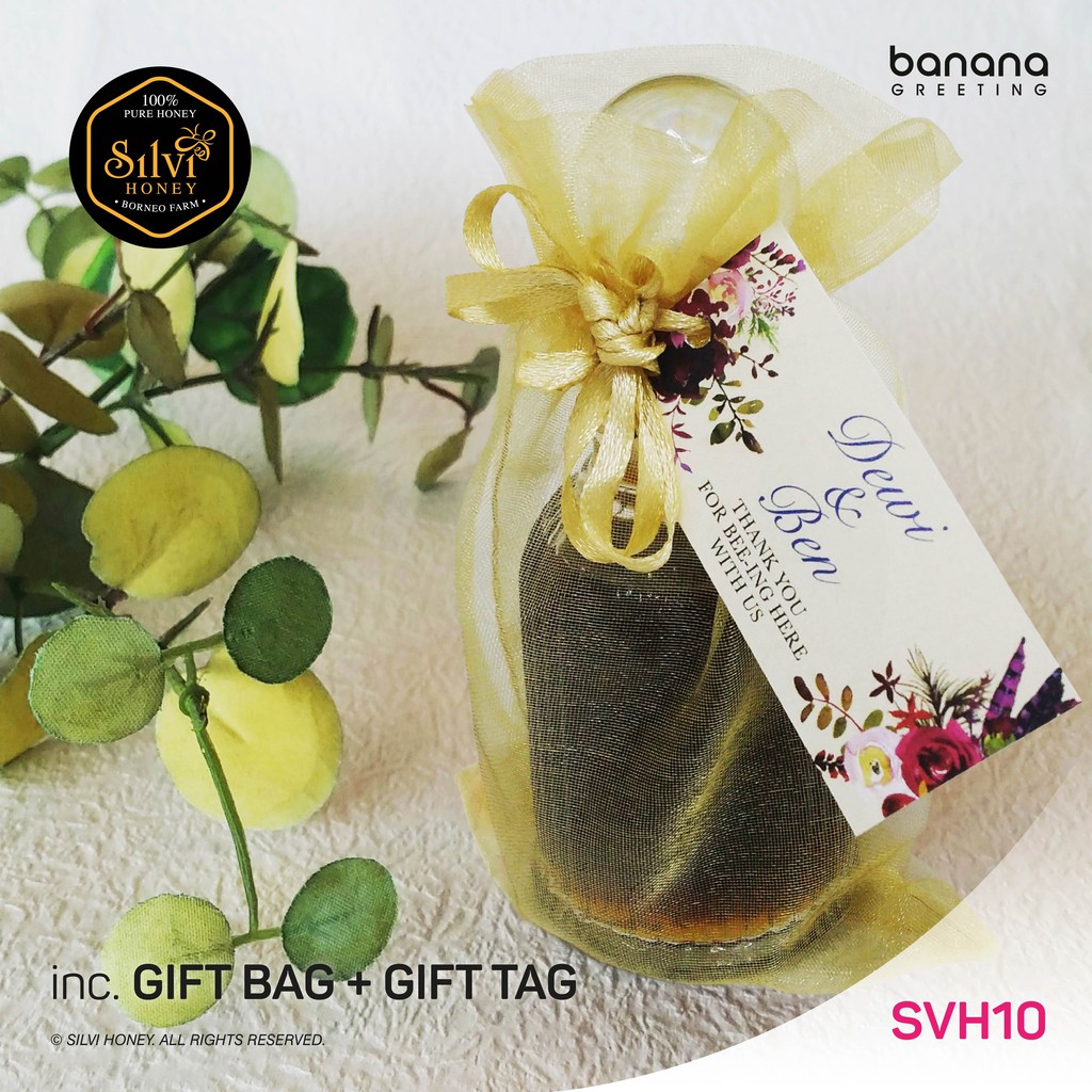 🔥PREORDER🔥 SILVI HONEY Premium Customizable Mini Honey Jar / Door Gift ...