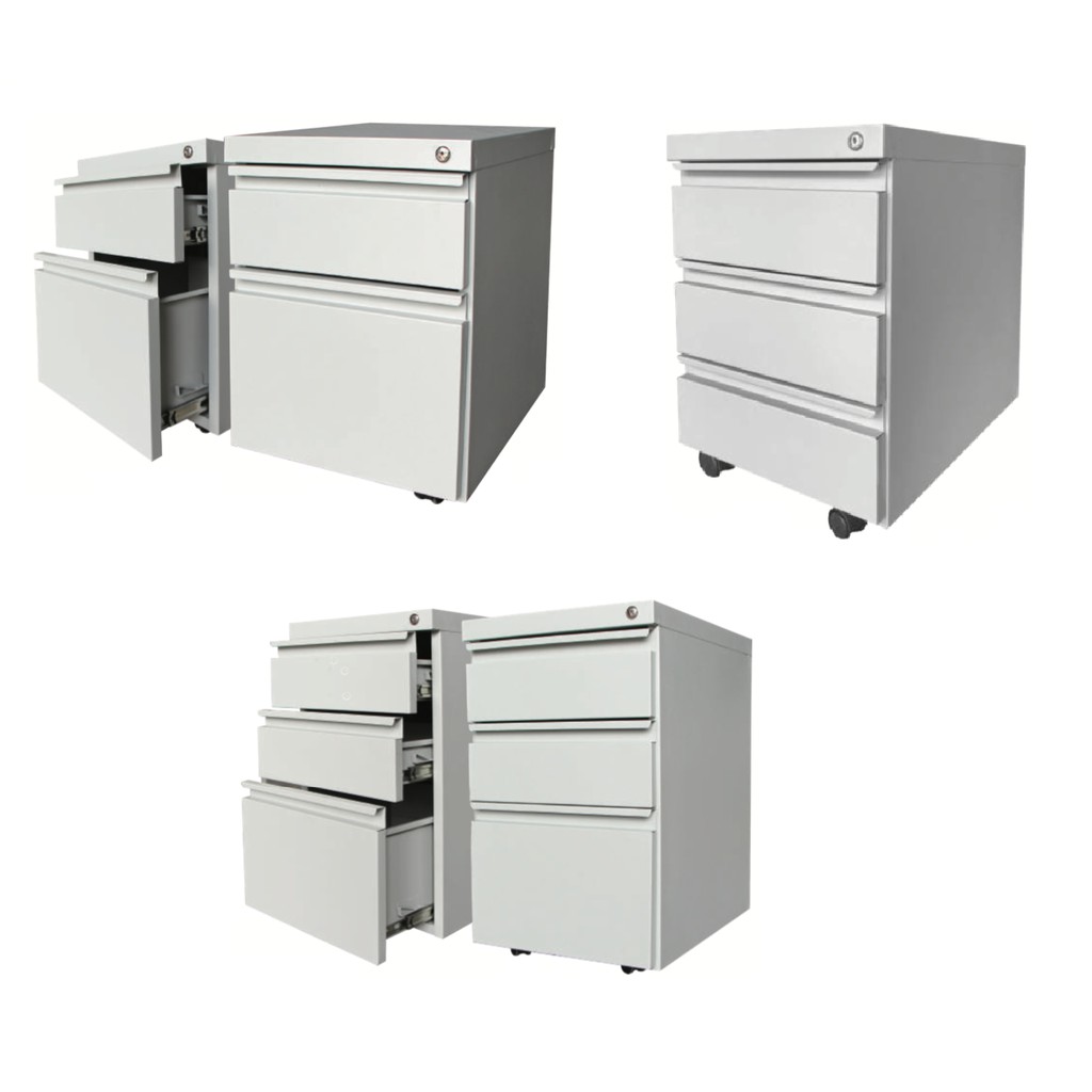 STEEL MOBILE PEDESTAL / LACI BESI BERODA | Shopee Malaysia