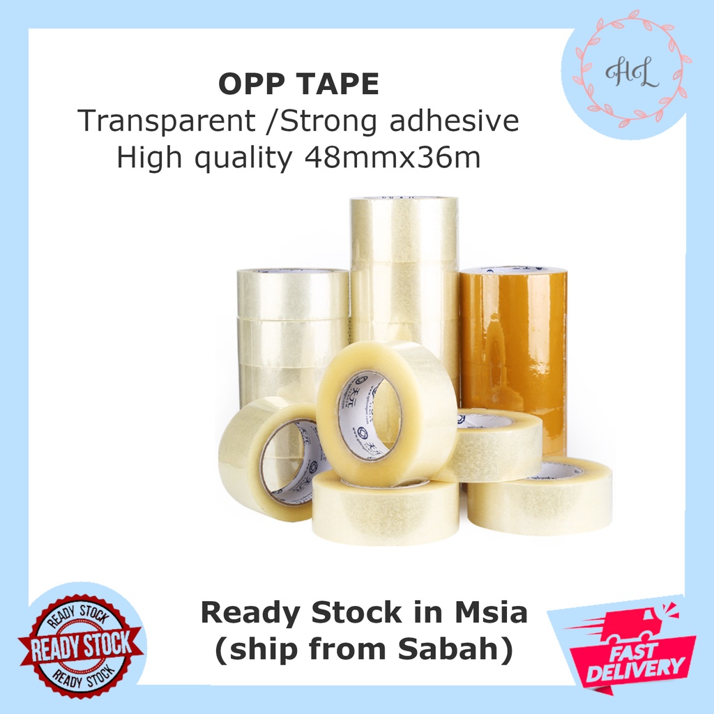 [Ready stock] OPP tape Transparent Tape cellulose selefon salotape ...