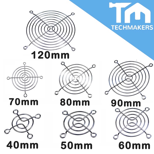 Metal PC CPU Cooling Cooler Fan Grill Finger Guard Protector 4cm 5cm ...