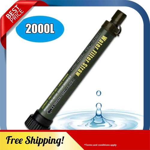 BEST SELLER Outdoor Water Filter Straw Water Purifier Filtration System ...