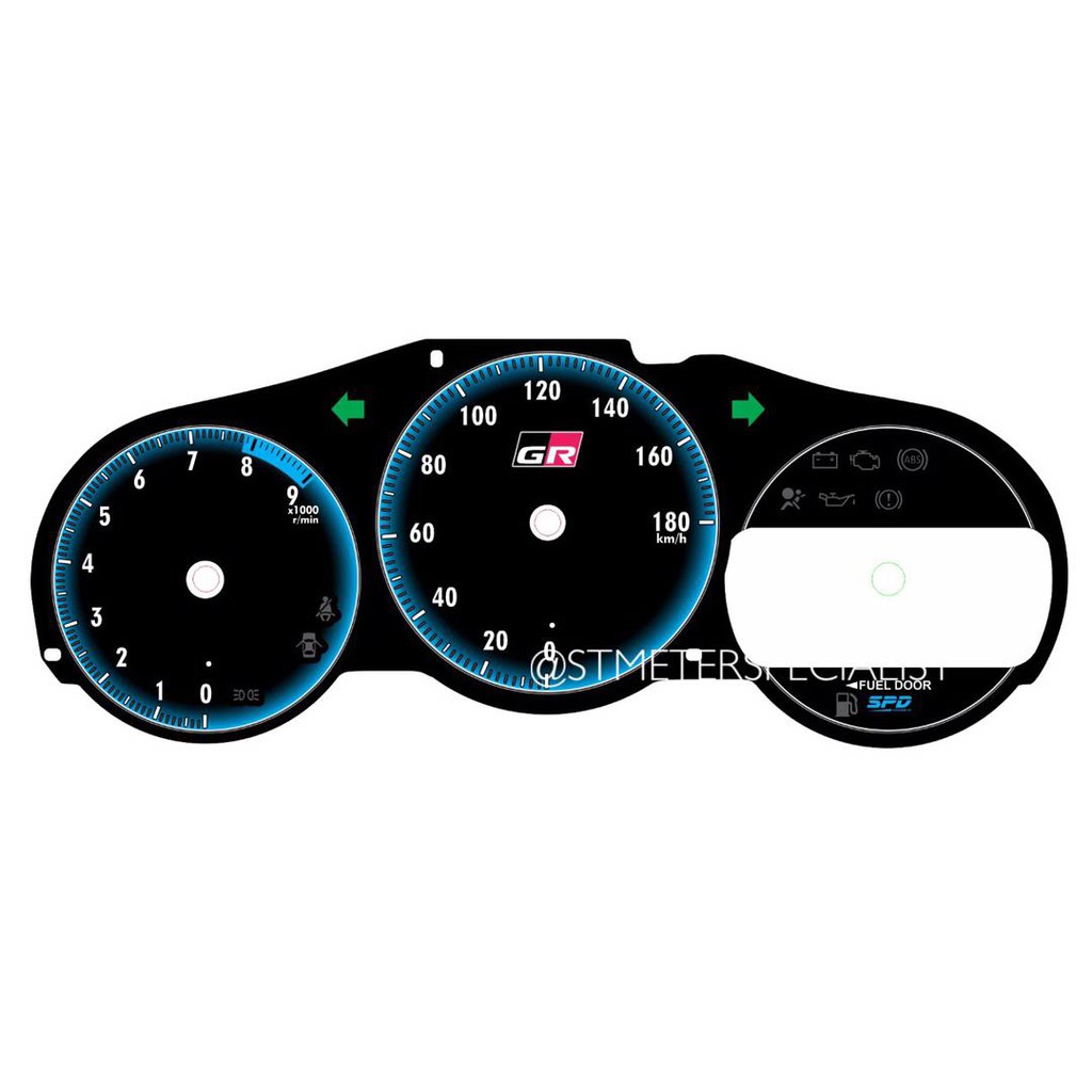 [ PRE ORDER ] Faceplate Overlay Panel Instrument Cluster Speedometer ...
