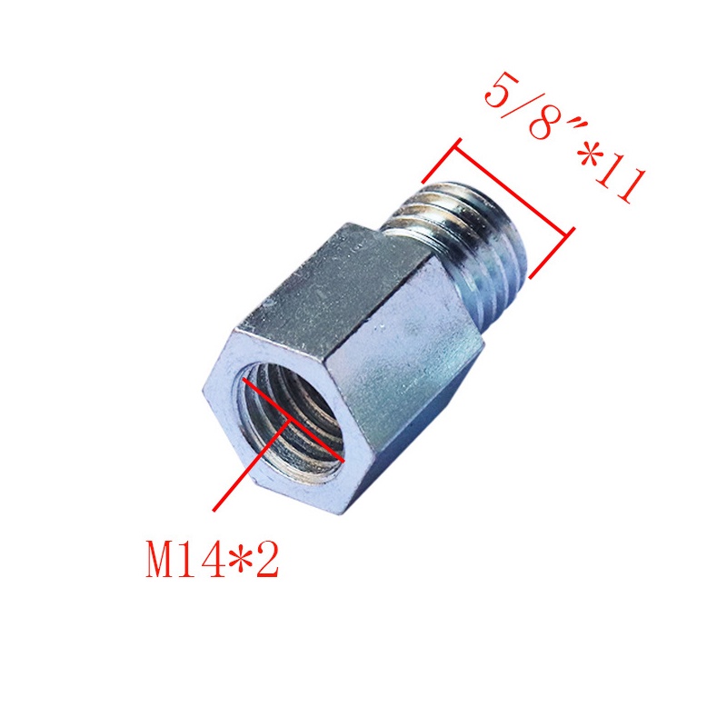 M14 to M10 or M14 to 5/8-11 or 5/8-11 M14 to M16 or M16 to M14Adapter Different Thread Diamond ...