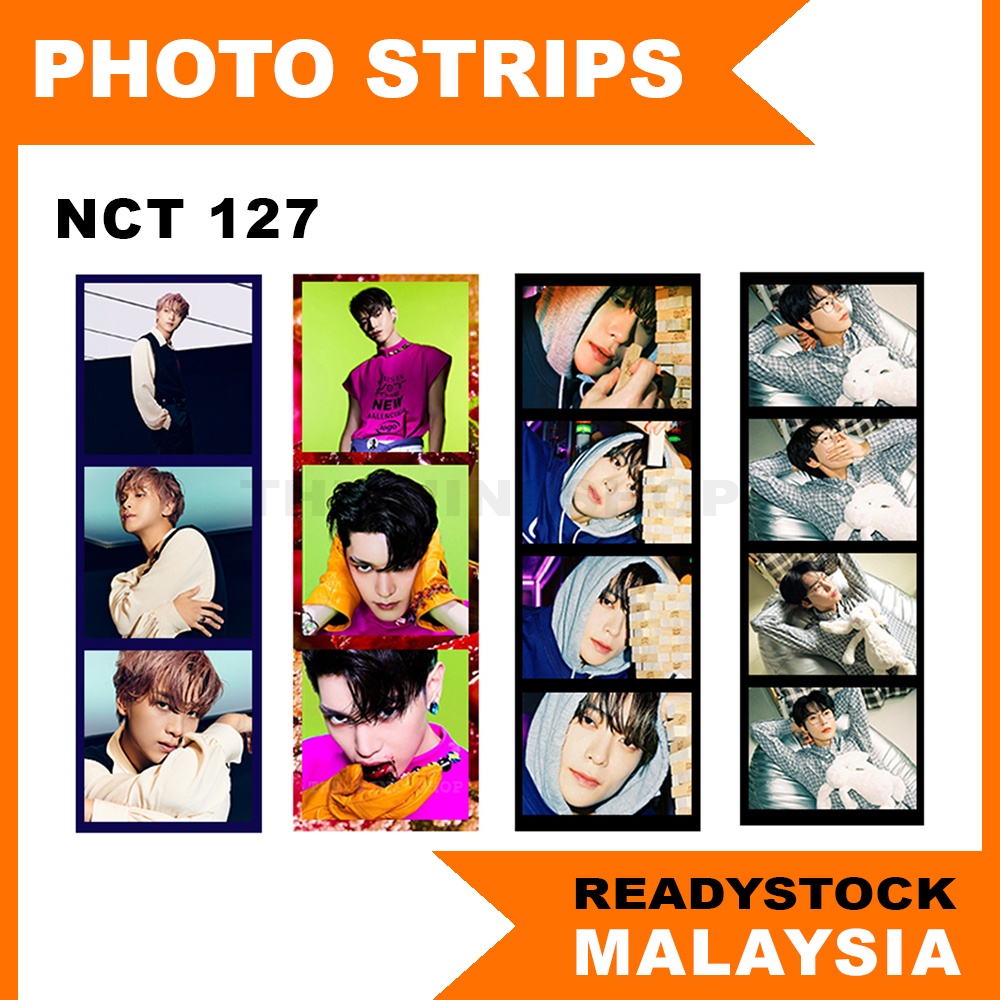 NCT 127 Photo Strip Set (Taeyong, Haechan,Johnny, Mark, Doyoung, Taeil ...