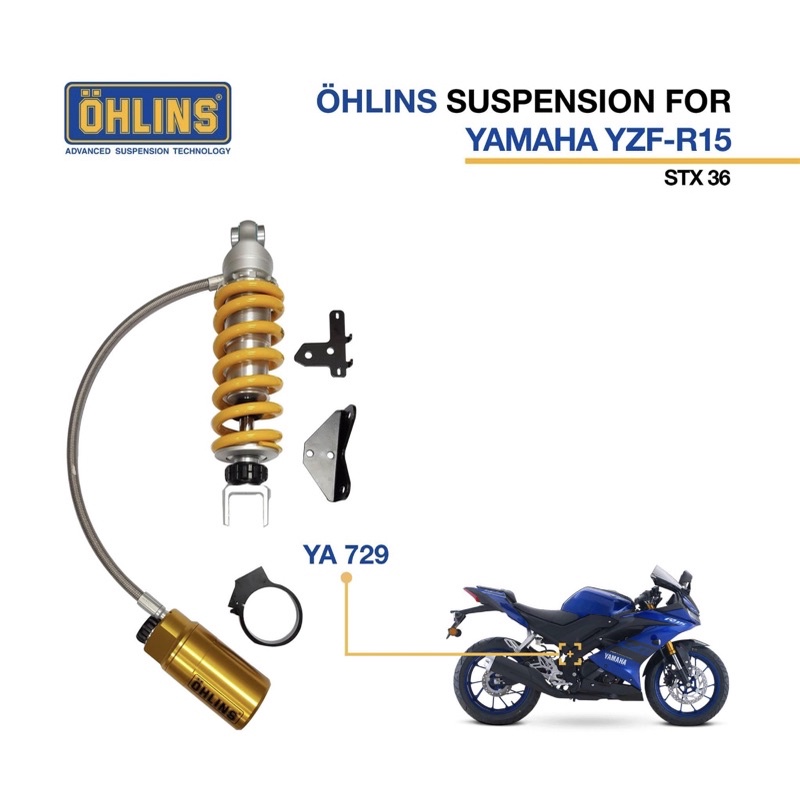OHLINS YA729 100%Original R15V3 YAMAHA | Shopee Malaysia