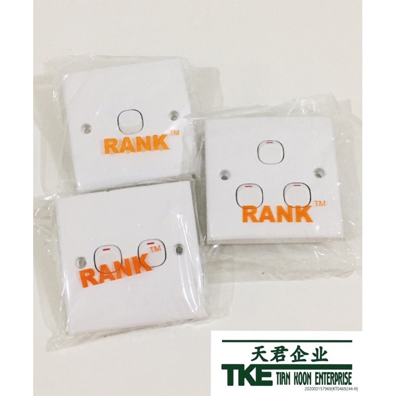RANK SWITCH SOCKET 1G1W/2G1W/3G1W | Shopee Malaysia