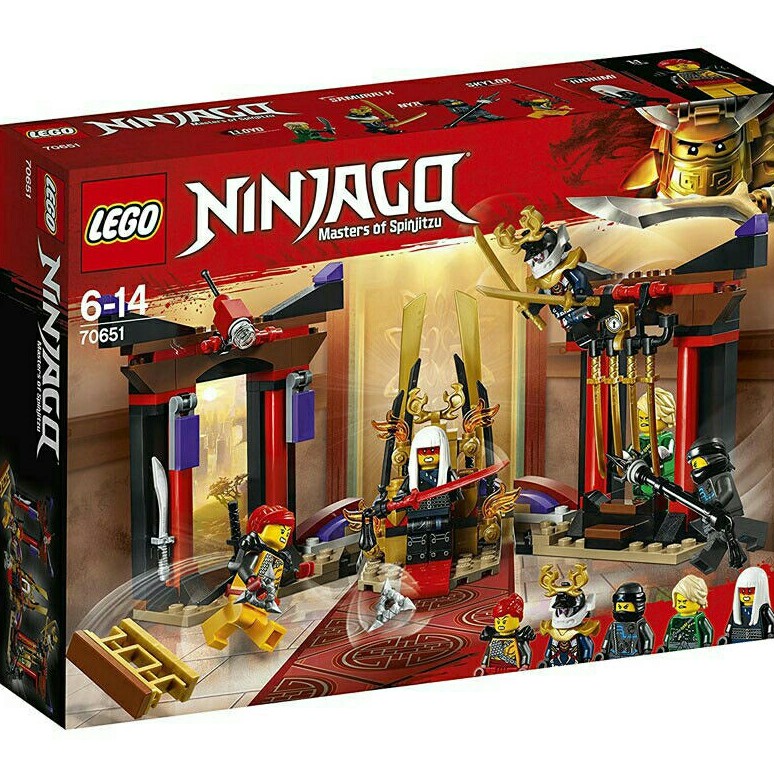 LEGO® NINJAGO® Throne Room Showdown - 70651 | Shopee Malaysia