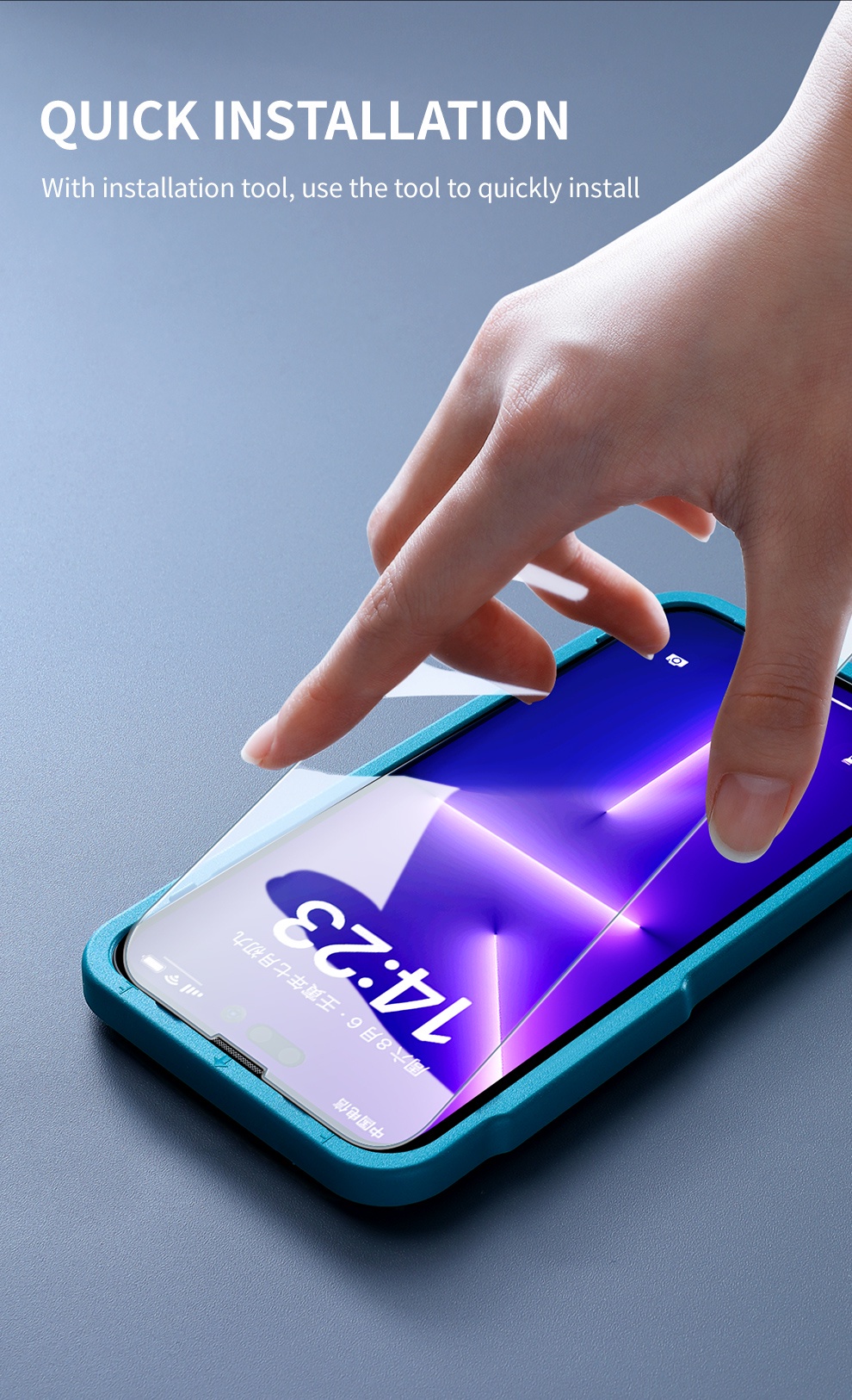 SmartDevil Tempered Glass Compatible For IPhone 15/15Pro/14 Pro/14 plus ...